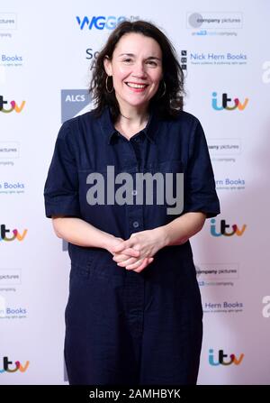 Katie Hims arrives at The Writers' Guild Awards 2020 held at the Royal ...