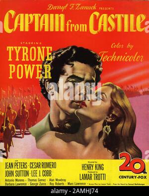 JEAN PETERS in CAPTAIN FROM CASTILE (1947), directed by HENRY KING ...