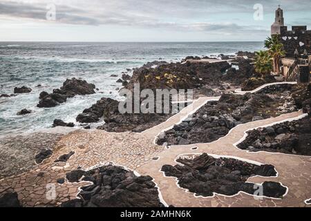 Garachico Natural Swimming Pools El Caleton, Tenerife, Spain, Canary ...