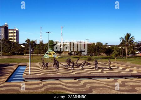 Monument of 18 do Forte, Girassóis Square, Palmas, Tocantins, Brazil ...