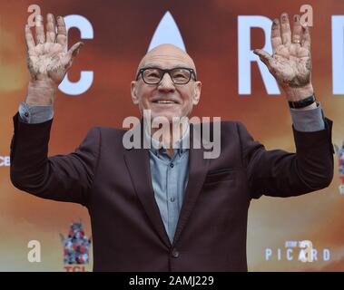 Hollywood actor Sir Patrick Stewart after he was knighted by Britain's ...