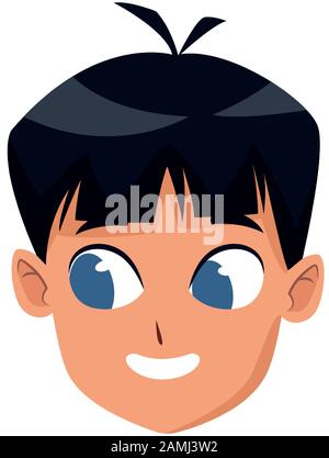 Excited boy face icon, colorful design Stock Vector Image & Art - Alamy
