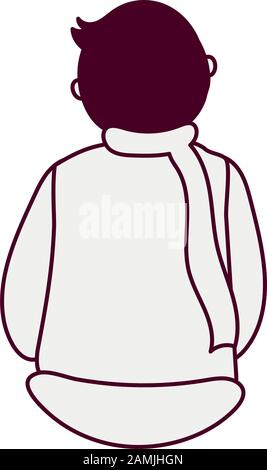 man backward isolated icon desing Stock Vector Image & Art - Alamy
