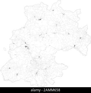 Map of Italy, Enna Stock Vector Image & Art - Alamy
