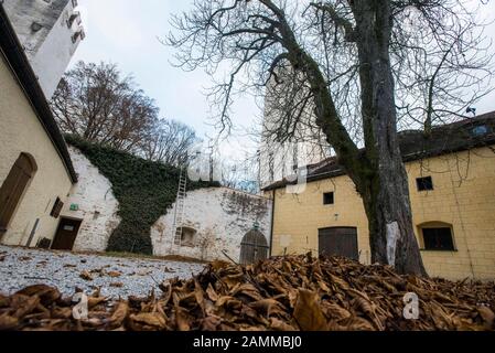 Gruenwald Castle in the Isar Valley near Munich Bavaria Germany Stock ...
