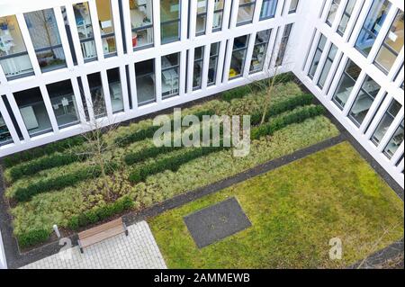 The newly built company building of the biotechnology company MorphoSys ...