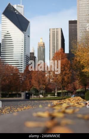 Fall in Chicago Stock Photo - Alamy