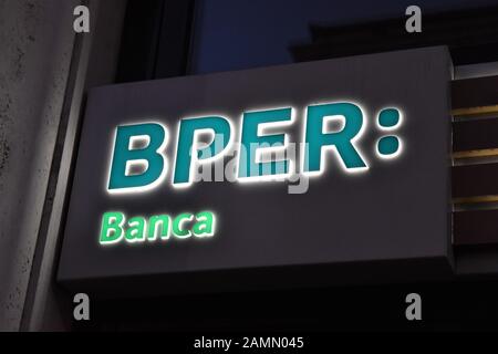 BPER BANK LOGO ON THE WALL Stock Photo - Alamy