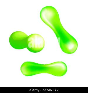 Vector illustration of a Pneumococcus or Streptococcus Pneumoniae ...
