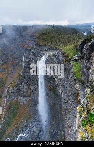Lookout, Salto del Nervion, Nervion river, Berberana, Burgos, Castilla ...
