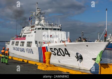 200114 -- MANILA, Jan. 14, 2020 -- Members of the Philippine Coast ...