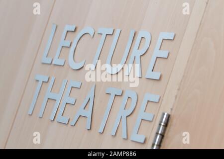 Door to a Lecture Room at a University Stock Photo - Alamy