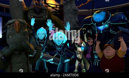 3BELOW: TALES OF ARCADIA, back from left: AAARRRGGHH!!! (voice: Frad ...