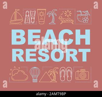 Cruise word concepts banner. Travel agency offer. Voyage, marine trip ...