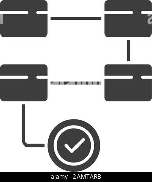 Sequential data flow chart shape element for process layout diagram illustration for business ...