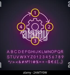 Process diagram color icon. PFD. Flowsheet. Continuous process map. Deployment flowchart ...