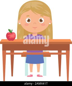 Classroom discipline isolated cartoon vector illustration set. List of ...