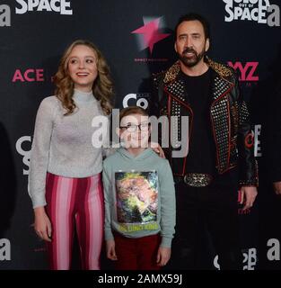 Madeleine Arthur, Nicolas Cage attend the Los Angeles Special Screening ...