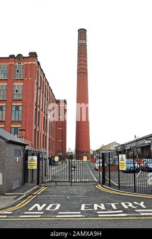 Preston, Lancashire: Tulketh Cotton Mill is now used as offices and a ...