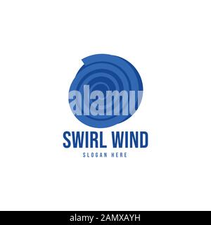 wind swirl logo Ideas. Inspiration logo design. Template Vector ...