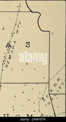 Map of Nemaha in Kansas Stock Photo - Alamy