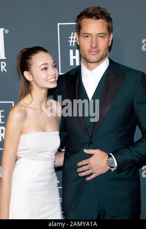 Justin Hartley and his daughter Isabella Justice Hartley attend the ...