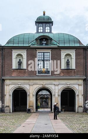 Denmark, Copenhagen, Charlottenborg Palace built 1672-1683. It houses ...