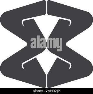letter 3b 3d simple abstract logo vector Stock Vector Image & Art - Alamy