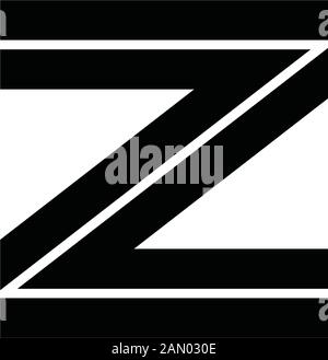 letter z stripes geometric arrow logo vector Stock Vector Image & Art ...