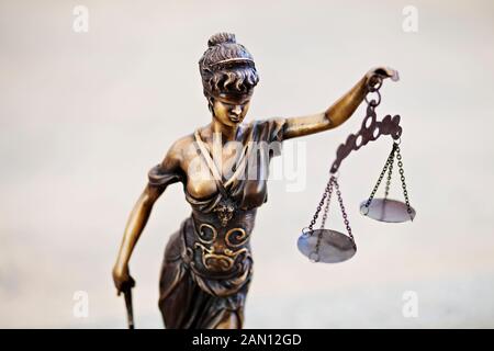 Lady Justice, allegory, justice, statuette, statue, sculpture ...