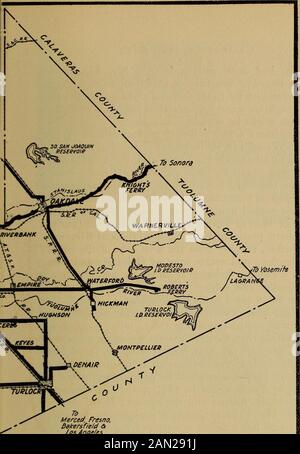 Map of Fresno in California Stock Photo - Alamy