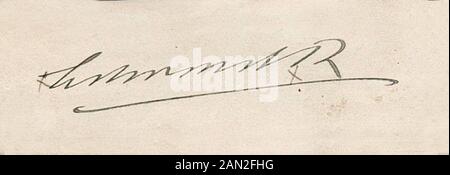 Signature of King Edward VII (1841-1901 Stock Photo - Alamy