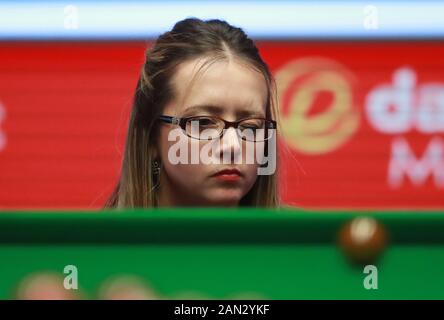 Snooker referee Desislava Bozhilova during day two of the 2019 Betfred ...