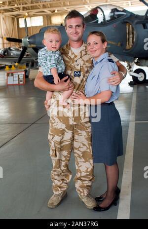 The U.K's joint force Harrier squadron return to RAF Cottesmore in ...