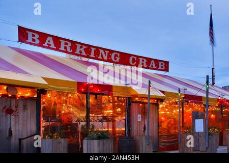 barking crab seafood restaurant Boston USA Stock Photo: 145989689 - Alamy