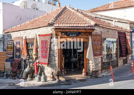 A Shop In Bodrum Old Town Proudly Displays The Turkish Flag During The ...
