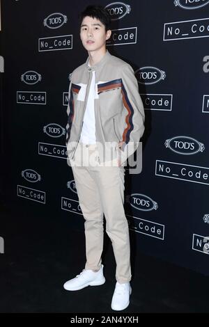 Chinese actor Liu Haoran attends an activity in Beijing, China, 21 ...