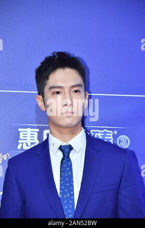 Chinese actor and model Sheng Yilun, also known as Peter Sheng, poses ...
