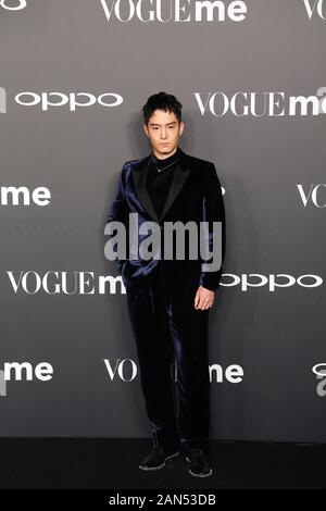 --File--Chinese actor and model Sheng Yilun or Peter Sheng attends the ...