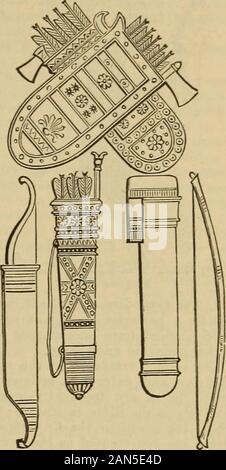 A dictionary of the Bible.. . Assyrian and Egyptian Quivers and Bows ...