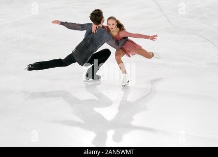 McIntosh Brooke, Toste Brandon from Canada compete in the Figure ...