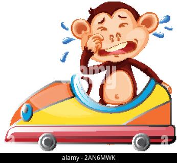 Crying cute car character cartoon Stock Vector Image & Art - Alamy