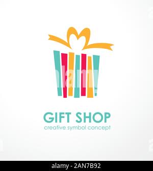 Gift creative icon. Simple element illustration. Gift concept symbol ...