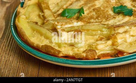Chipsi mayai, chips and eggs - common food found in Tanzania, East ...