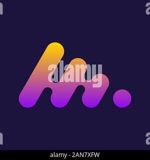 Abstract logo. Minimalistic design. Beautiful and simple element Stock ...