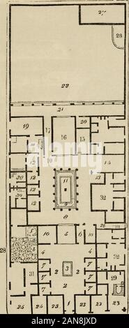Tuscan atrium with marble impluvium, House with Wooden Partition ...