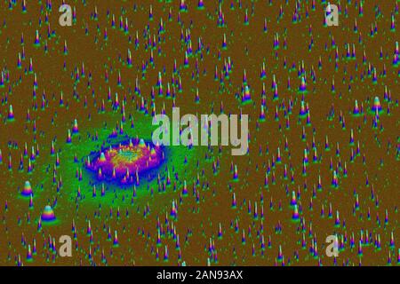 3D peaks diagram abstract illustration Stock Photo - Alamy