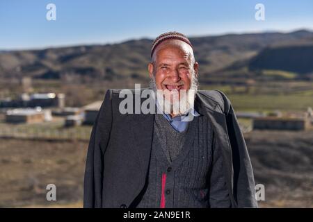 A Turkmen man wearing traditional Turkmen's costume in Raz-and-Jargalan ...