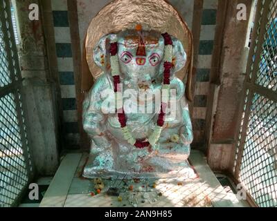God Ganesha statue in art Museum 1000 pillared hall in Meenakshi Amman Temple built in 1623 55 ...