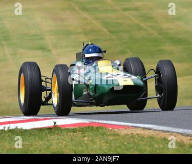 Andy Middlehurst, Lotus 25 R4, during a race for pre-1966 historic ...